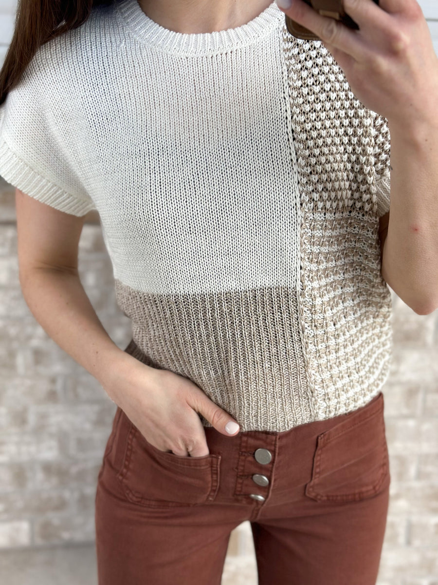 Tanyi Knit Tops [taupe mix & black mix] – Way Boutique LLC