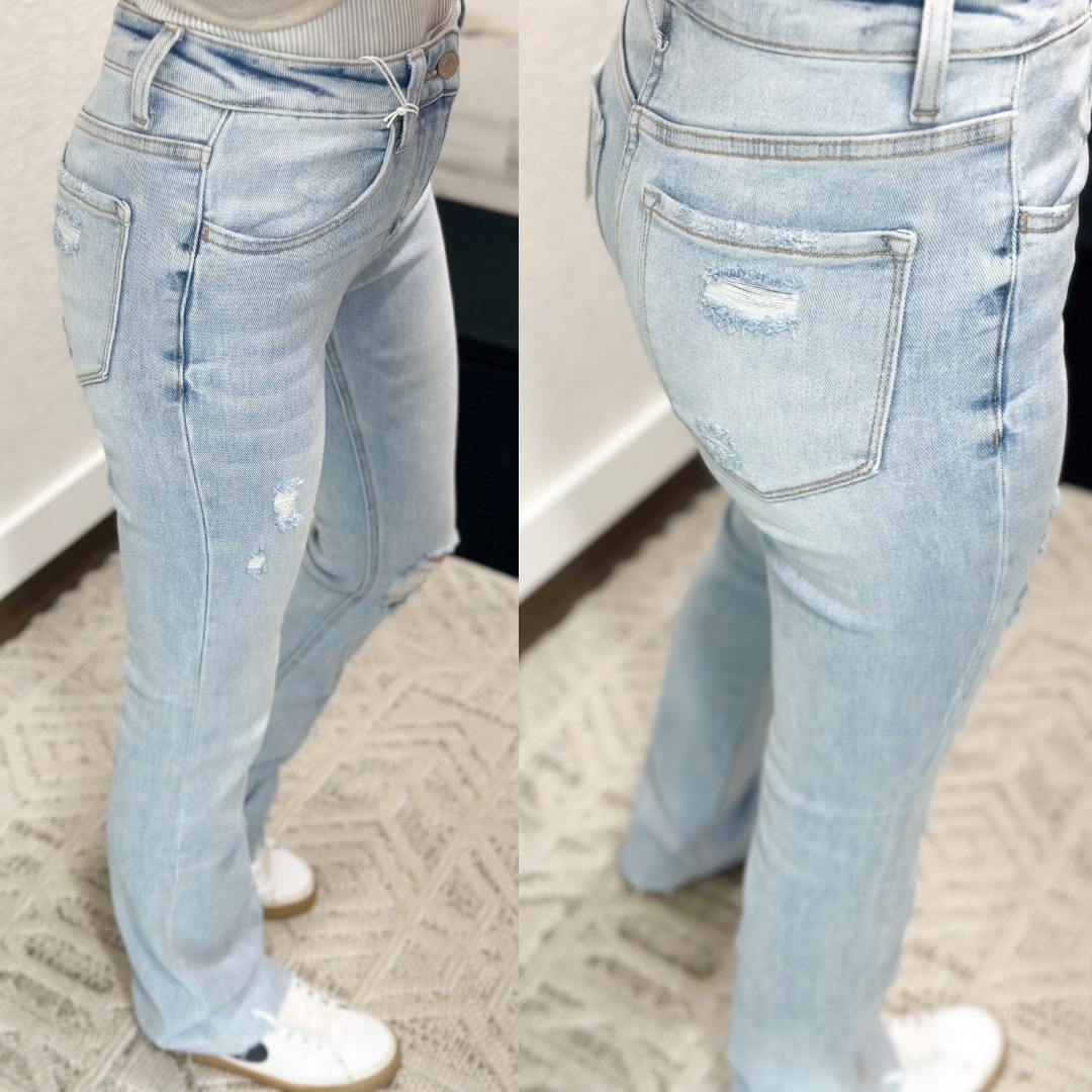 Riddle High Rise Bootcut – Way Boutique LLC