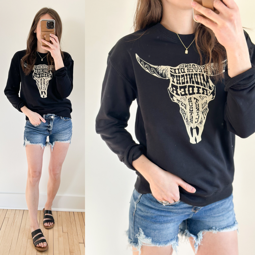 Wild Ones Bull Sweatshirt – Way Boutique LLC